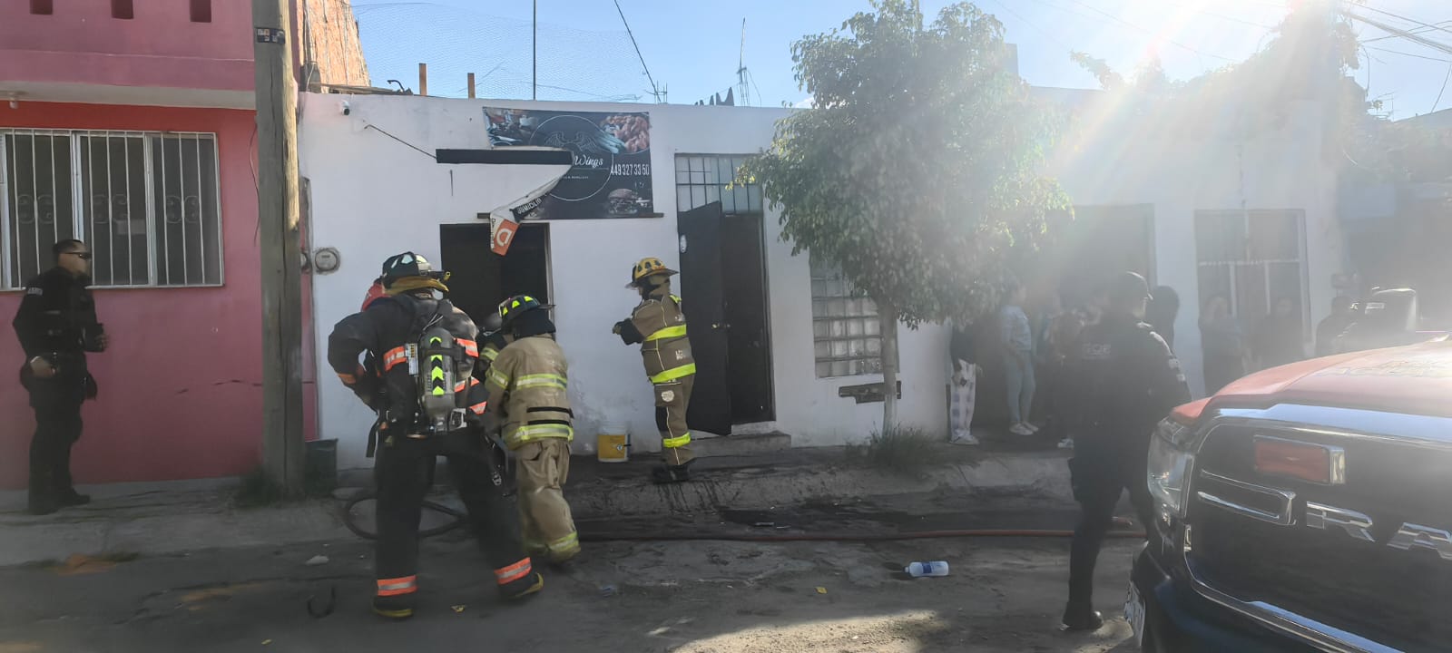 Flamazo en un negocio de alitas en el Guadalupe Peralta deja dos ...